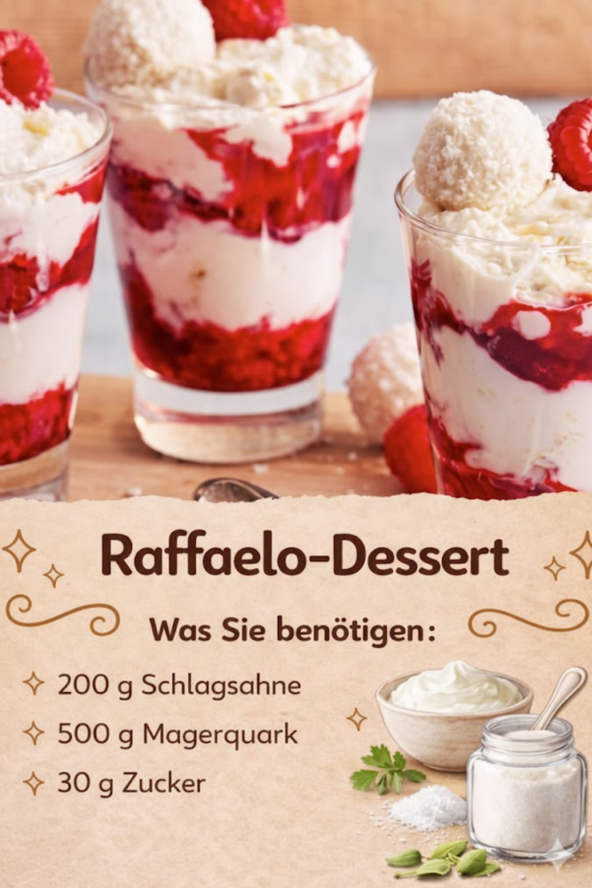 Raffaello-Dessert ist cremig, kokosnussig und schmeckt wie Urlaub auf ...